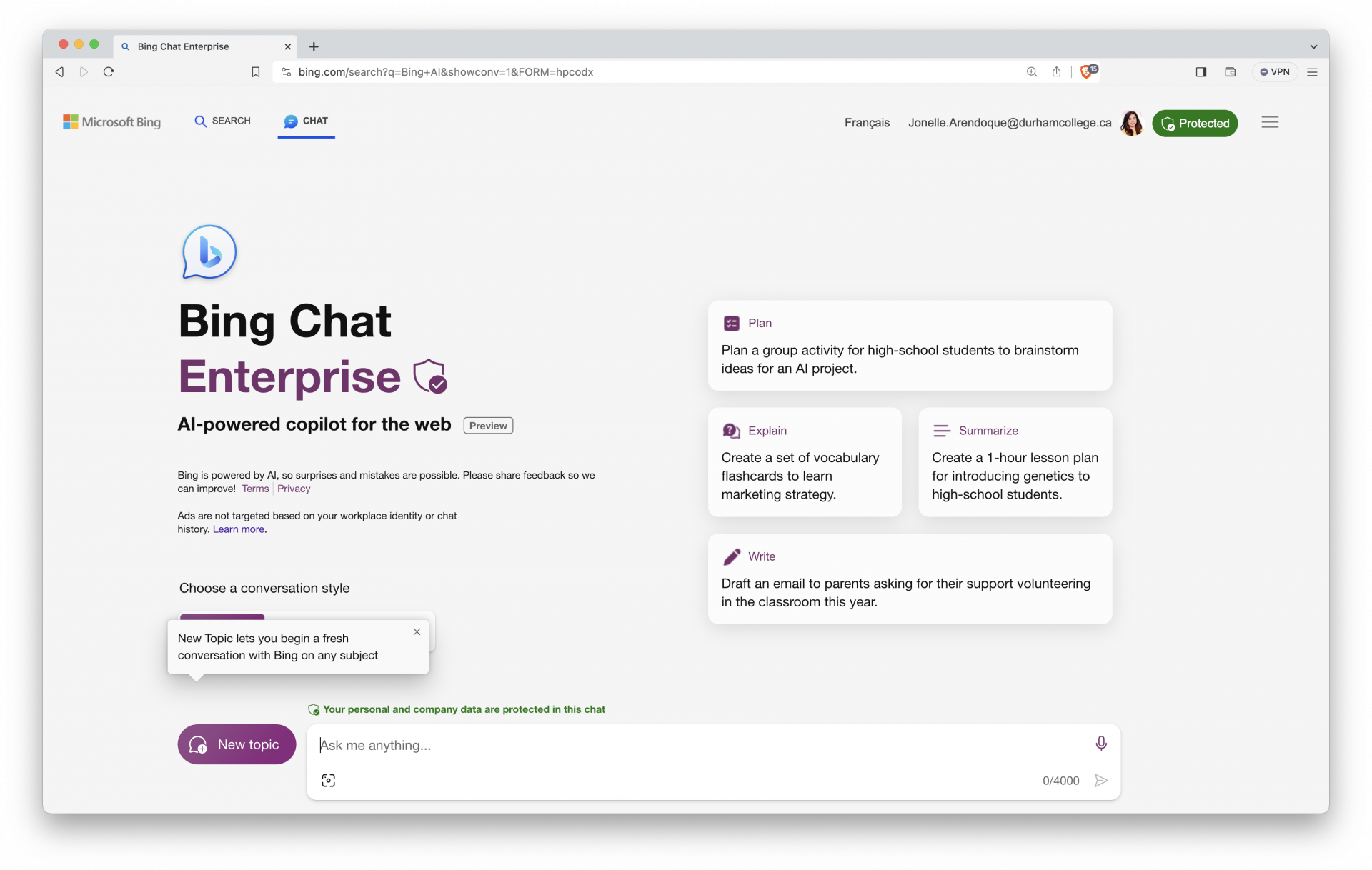 Adobe Firefly & Microsoft Bing Chat Enterprise - CTL