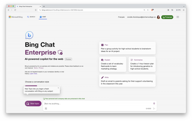 Adobe Firefly & Microsoft Bing Chat Enterprise - CTL